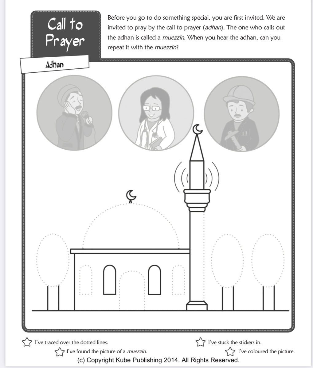 All About Prayer (Salah) Activity Book Kube Publishing Happy Street Store