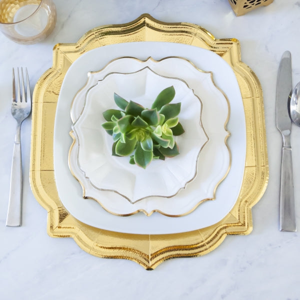 Dome Shaped Charger Plates-Matte – Happy Street