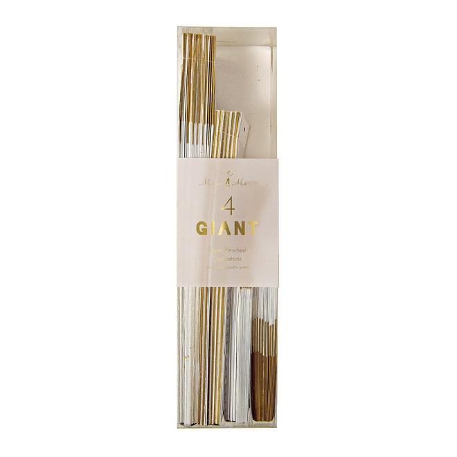 Giant Foil Gold Pinwheels For All Occasions – Happy Street