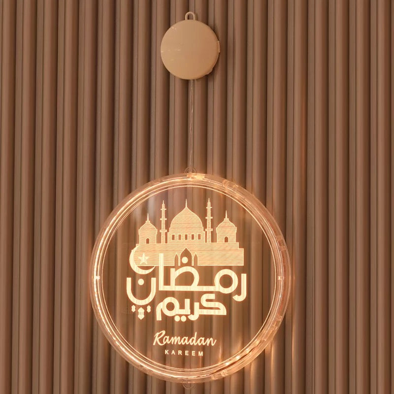 Ramadan Kareem LED Mosque Hanging Lights l Ramadan Kareem Lights ...
