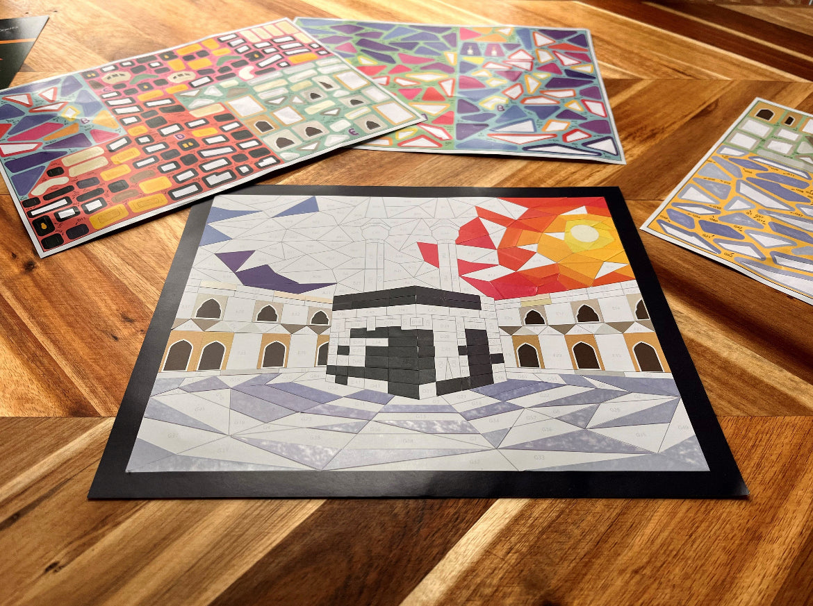 Masjid Al Haram Paint By Sticker Kit – Happy Street