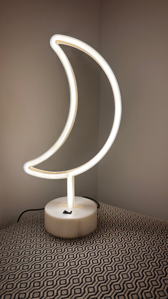 Crescent Moon LED Table Light – Happy Street